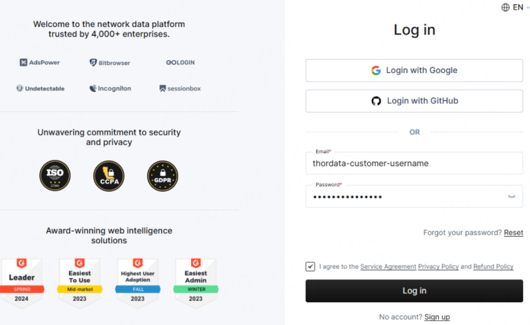 Thordata代理服务全面分析与评测 – 红孩儿Redman